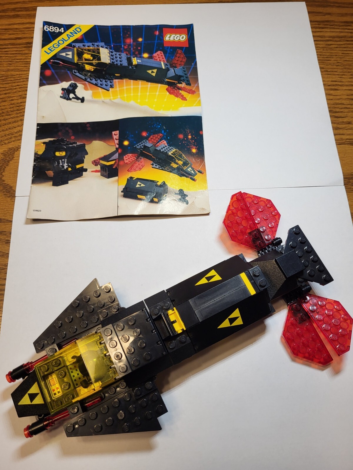 Vintage 1987 Lego Space Blacktron Invader 6894 with Instructions | eBay