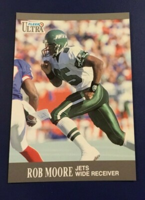 1991 Fleer Ultra # 104 ROB MOORE New York Jets Great Card ! | eBay