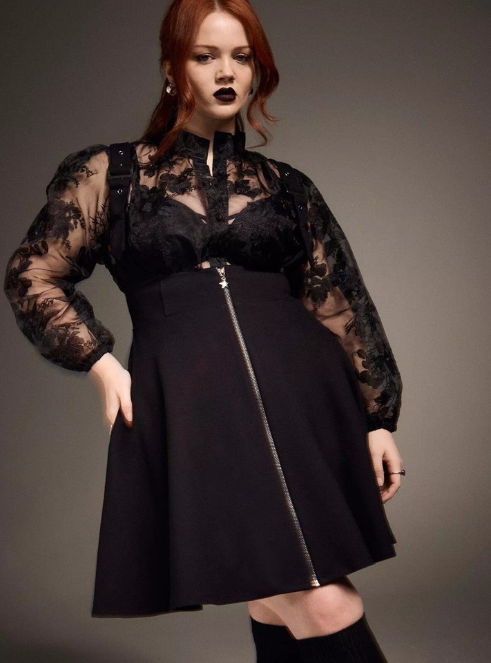 Torrid Nightfall Pinafore Dress ONLY NWT New 2X | eBay