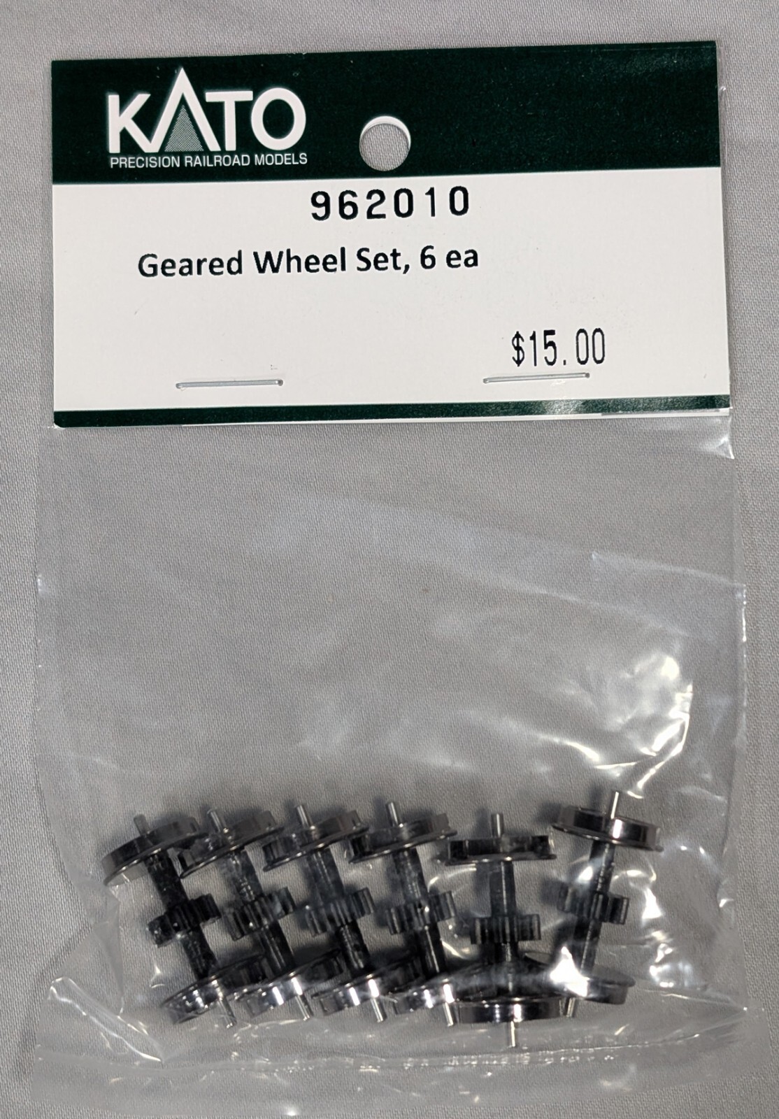 Kato 962010 Geared Wheel Set 6 axles per pack HO-Scale NEW | eBay