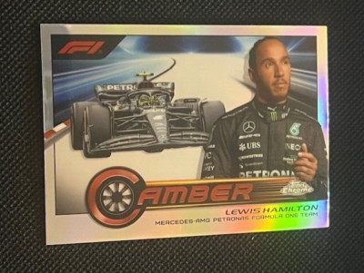 Lewis Hamilton 2023 Topps Chrome Formula 1 F1 Camber Mercedes #CAM-LH1 ...