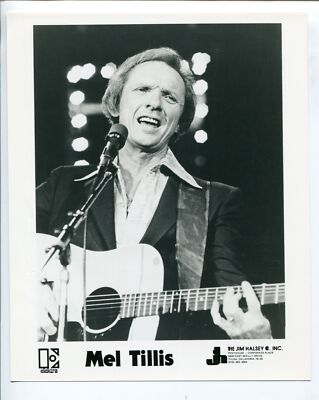MEL TILLIS-8x10-B&W-STILL-PHOTO PORTRAIT-ELECTRA RECORDING STAR-vf | eBay