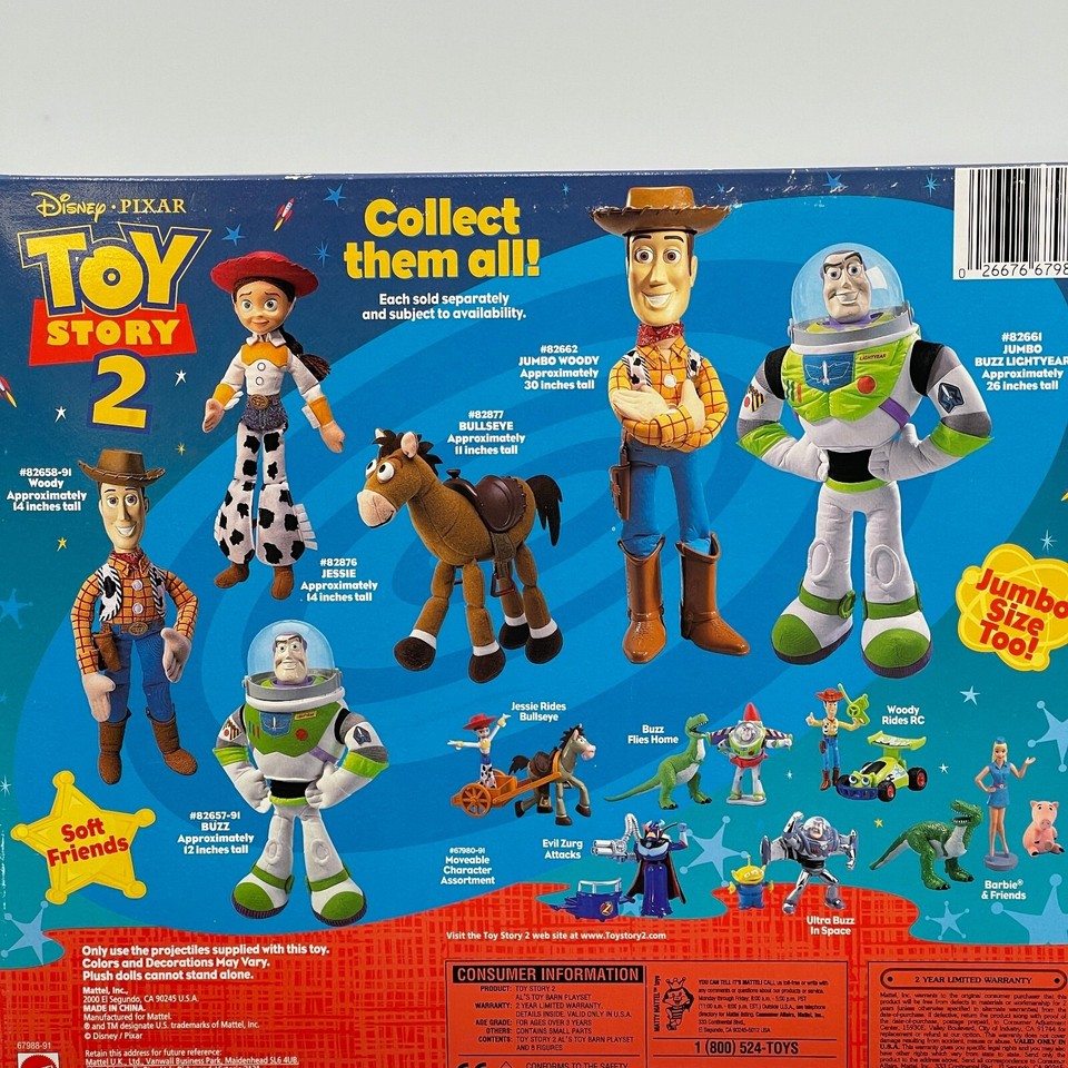 Mattel NEW 1999 Toy Story 2 Al's Toy Barn Playset Sealed Disney Pixar ...