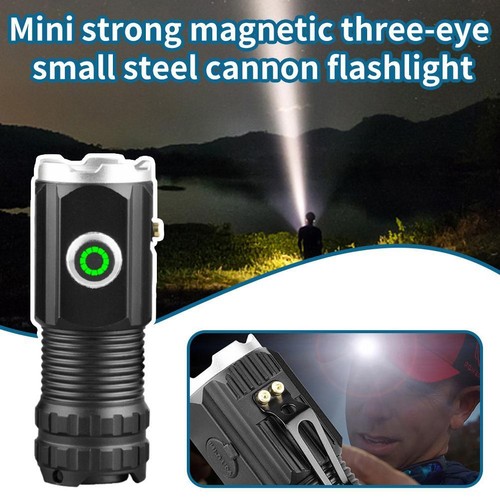 USB Rechargeable LED Flashlight with case side light м[ >с фω с( | eBay