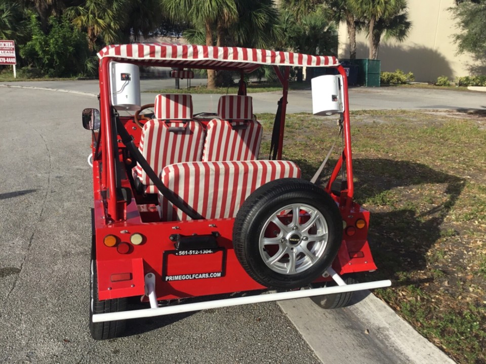 2018 RED ACG MOKE LSV Golf Cart car 4 Passenger Seat FAST STREET LEGAL ...