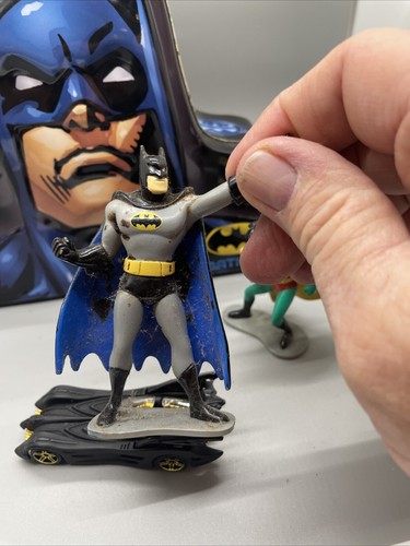 BATMAN SHAPED TIN TOTE BOX, + Batman&robin & The Batmobile | eBay