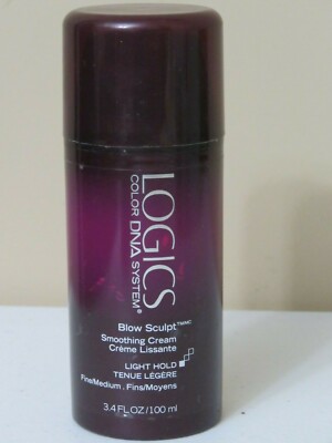 LOGICS COLOR DNA SYSTEM BLOW SCULPT SMOOTHING CREAM FINE/MEDIUM 3.4 OZ ...