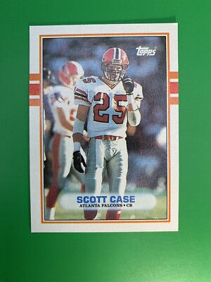 1989 Topps Scott Case RC #339 Atlanta Falcons | eBay