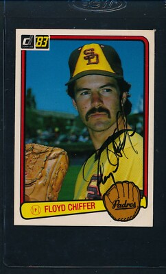 1983 Donruss #44 Floyd Chiffer Padres Signed Auto *45068 | eBay