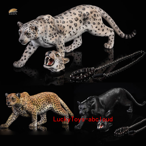 JXK The Leopard Animal Model 1/6 Scale Statue Wild Animal Figurine Gift ...