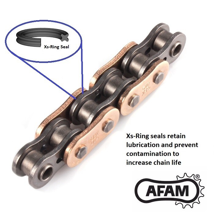 BMW G310R 16-22 AFAM XHR Hyper Heavy Duty Gold X-Ring Chain and Sprocket Kit | eBay