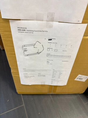 Drag Specialties CHROME Saddlebag Guard/Side Rail Kit Each 3501-1249 | eBay