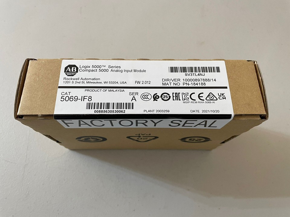 New Allen-Bradley AB 5069-IF8 Compact 5000 Analog Input Module 5069IF8 ...