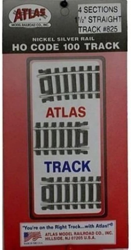 Atlas 825 Code 100 1 1/2" Straight Snap-Track (4 Pcs.) | eBay