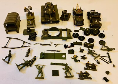 Collectible military shelf models - tanks, trucks & solider fair to ...