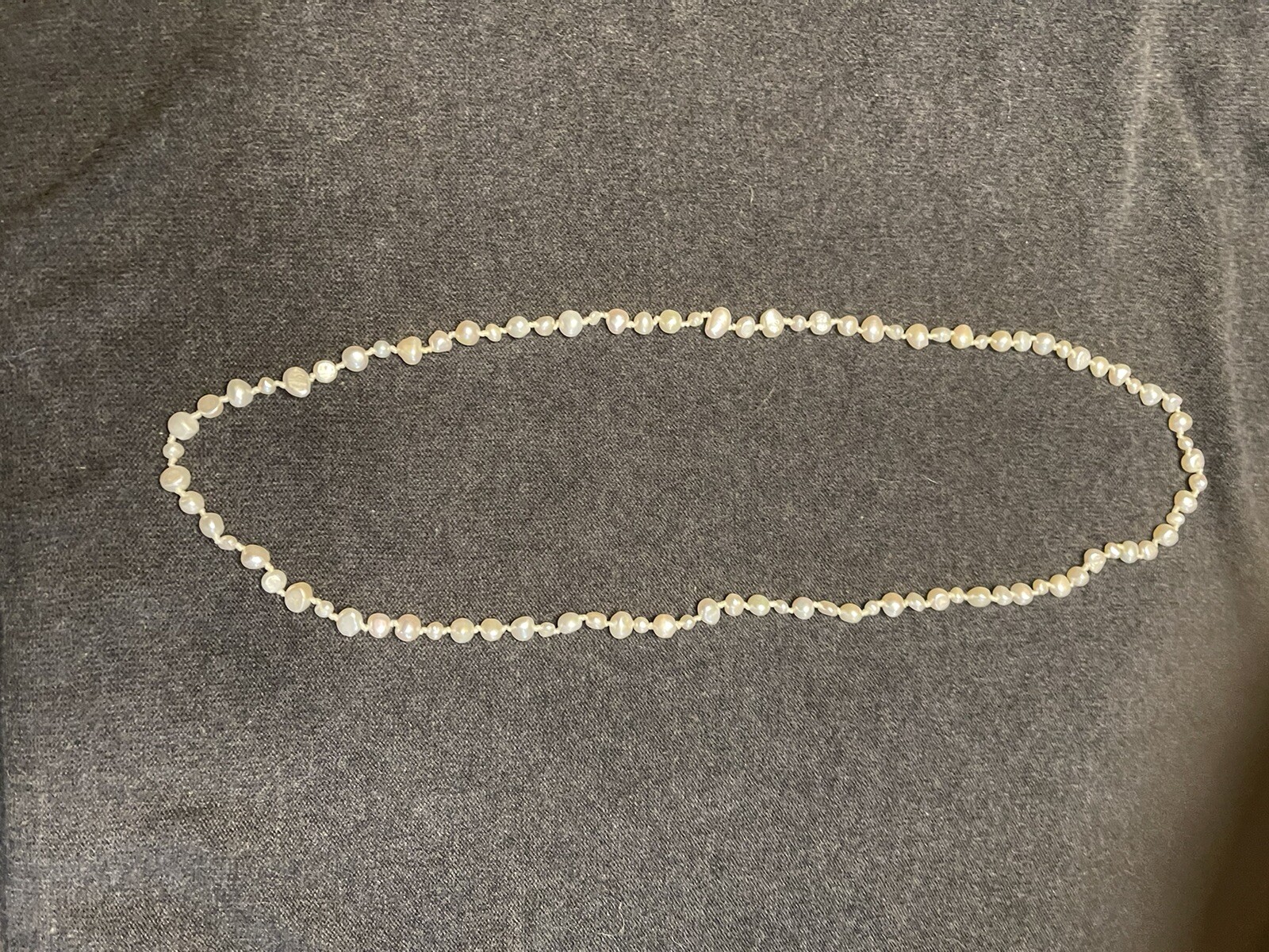 32” stand of freshwater baroque pearls of varied sizesAApp. 100 Pearls ...