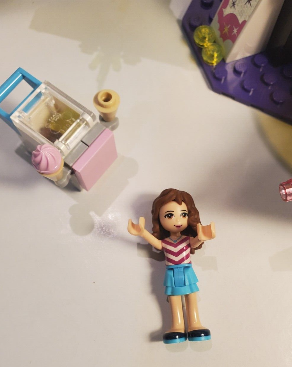 LEGO 41128 Friends Amusement Park Space Ride 100% Complete No box/ins ...