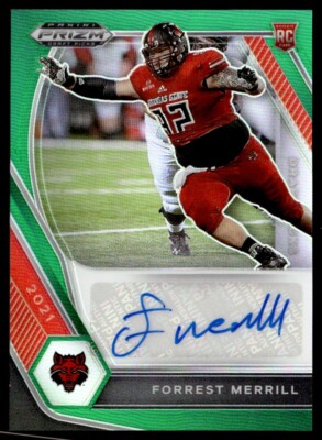 2021 Panini Contenders Draft PICKS GREEN Forrest Merrill Rookie Auto ...