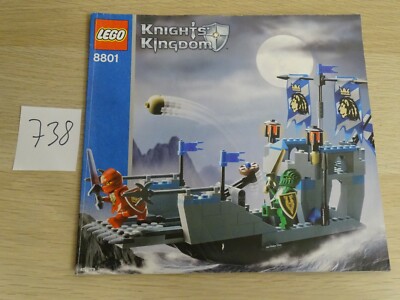 LEGO Knights Kingdom 8801 nur Bauanleitung OHNE STEINE (NR:738) teil ...