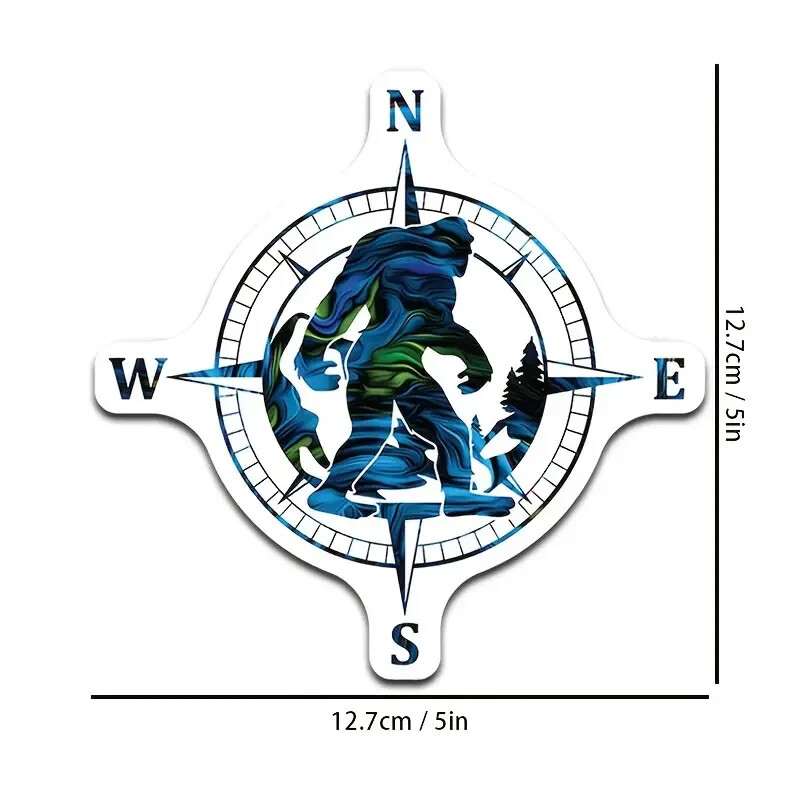 BIGFOOT Compass Vinyl Decal Sticker, Decals for off-road SUV - North ...