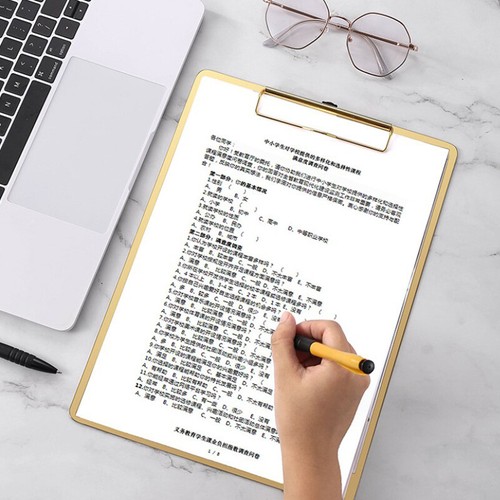 Metal Clip Board Folder Multifunctional A4 Writing Board Clamp Paper ...