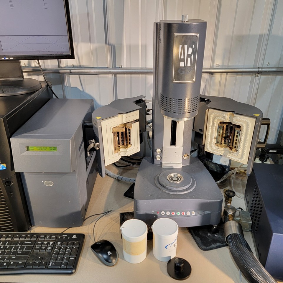 TA AR-G2 Rheometer w/ Controller, Computer, Software, Heat Ex, LN2 Hose ...