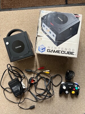 Nintendo Gamecube Black Console Bundle Boxed PAL ALL OFFICIAL ITEMS UK ...
