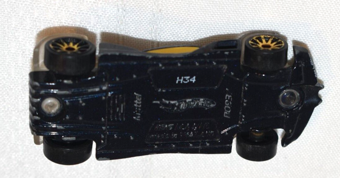 Hot Wheels Yellow Plastic Race Car Made in Thailand R0937 H34 | eBay