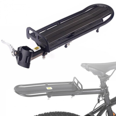 Quick Release Bike Rear Rack Bicycle Cargo Rack Luggage Carrier ...