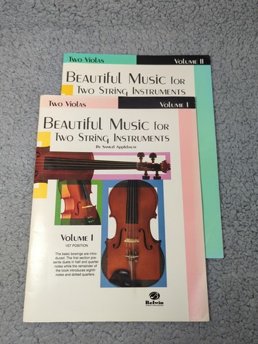 Violin Beautiful Music for Two String Instruments, Volume 1 & 2 | eBay