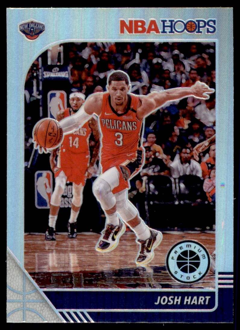 Josh Hart 2019-20 Hoops Premium Stock Silver Prizm Holo Card #117 New ...