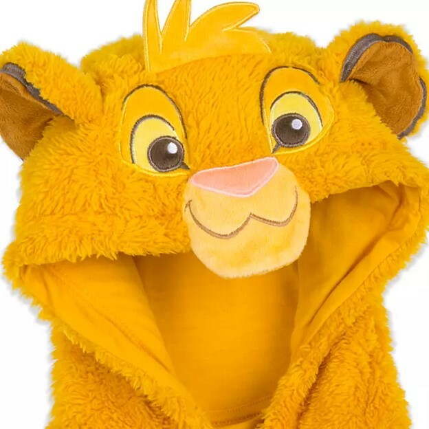 Disney Store Simba Fleece Bodysuit Costume Pajamas for Kids PJs Lion ...