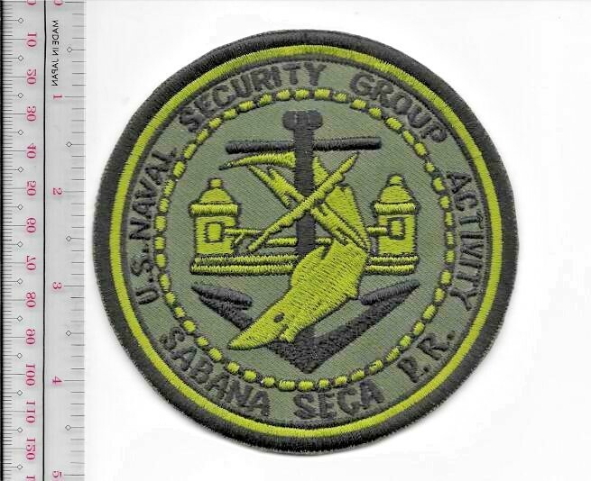 US Navy USN Puerto Rico Naval Security Group Activity Sabana Seca Navy ...