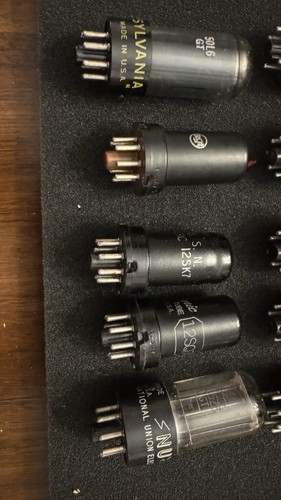 12SA7 12SK7 12SQ7 35Z5GT 50L6GT NOS Classic Radio Set Of 5 Audio Tubes ...
