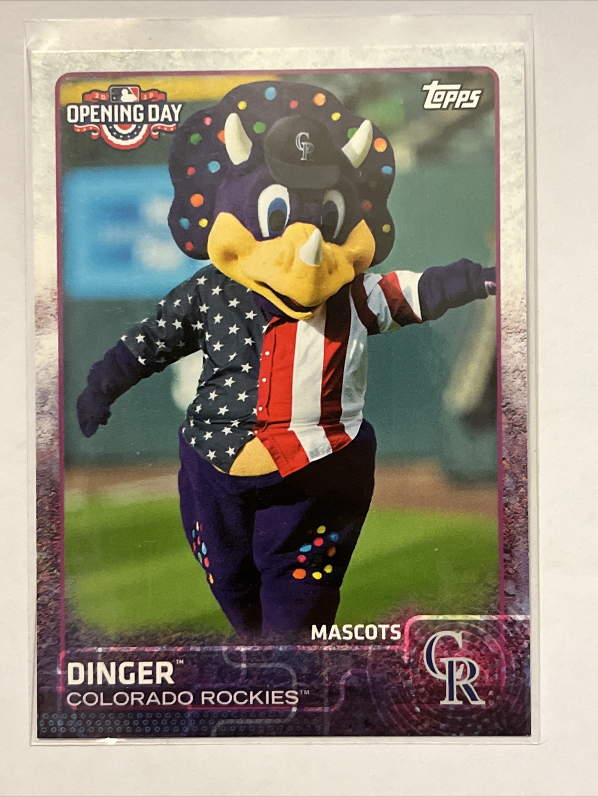 2015 Topps Opening Day Mascots Dinger #M-10 Colorado Rockies Card | eBay