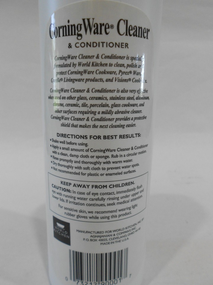 ️ WORLD KITCHEN 16-oz CORNINGWARE CLEANER, Smooth Top Range or SILVER ...