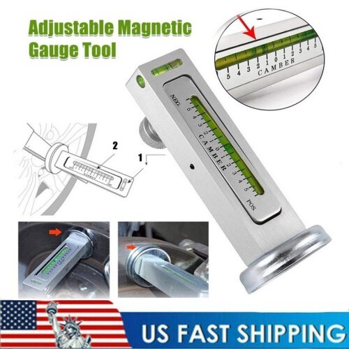 Adjustable Magnetic Gauge Tool Camber Castor Strut Wheel Alignment ...