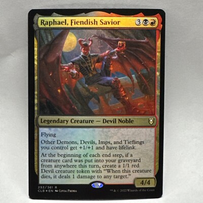 Raphael, Fiendish Savior Commander Legends: Battle for Baldur's Gate ...
