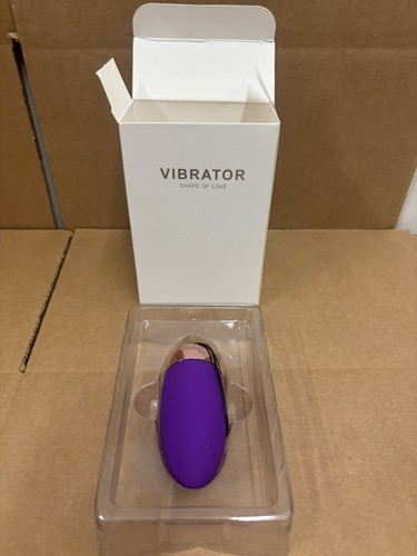 Vibrator Shape of Love Purple Mini Massager Rechargeable | eBay