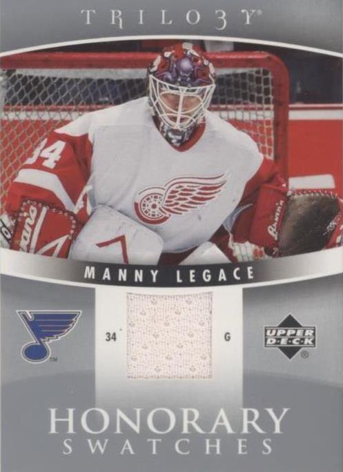 2006-07 Upper Deck Trilogy - Honorary Swatches Manny Legace #HS-LE (MEM ...