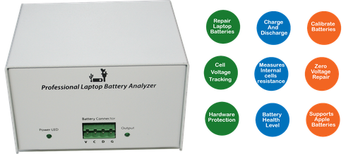 Professional Laptop Battery Analyzer NLBA1 to Charge Discharge Test ...