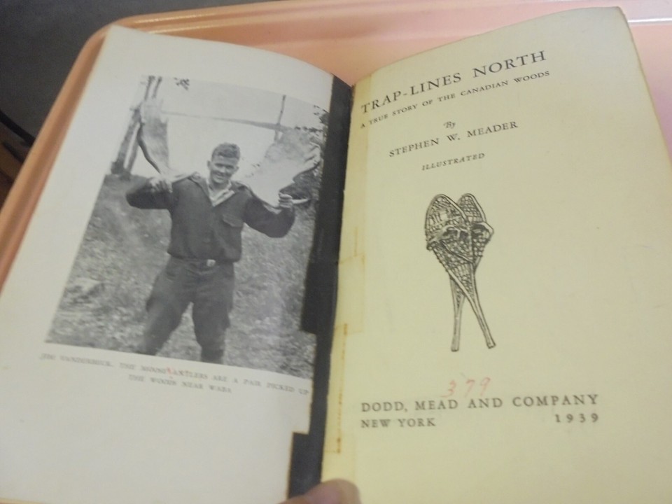 Vintage Book Trap-Lines North by Stephen W. Meader | eBay