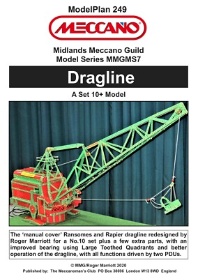 Meccano Model Plan - Dragline | eBay UK