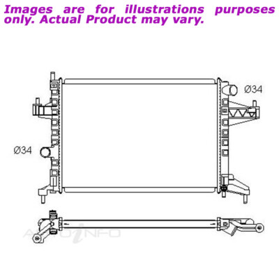 New PROTEX Radiator For HOLDEN COMBO XC XCF25 1.6L 2D Van FWD RADH077 ...
