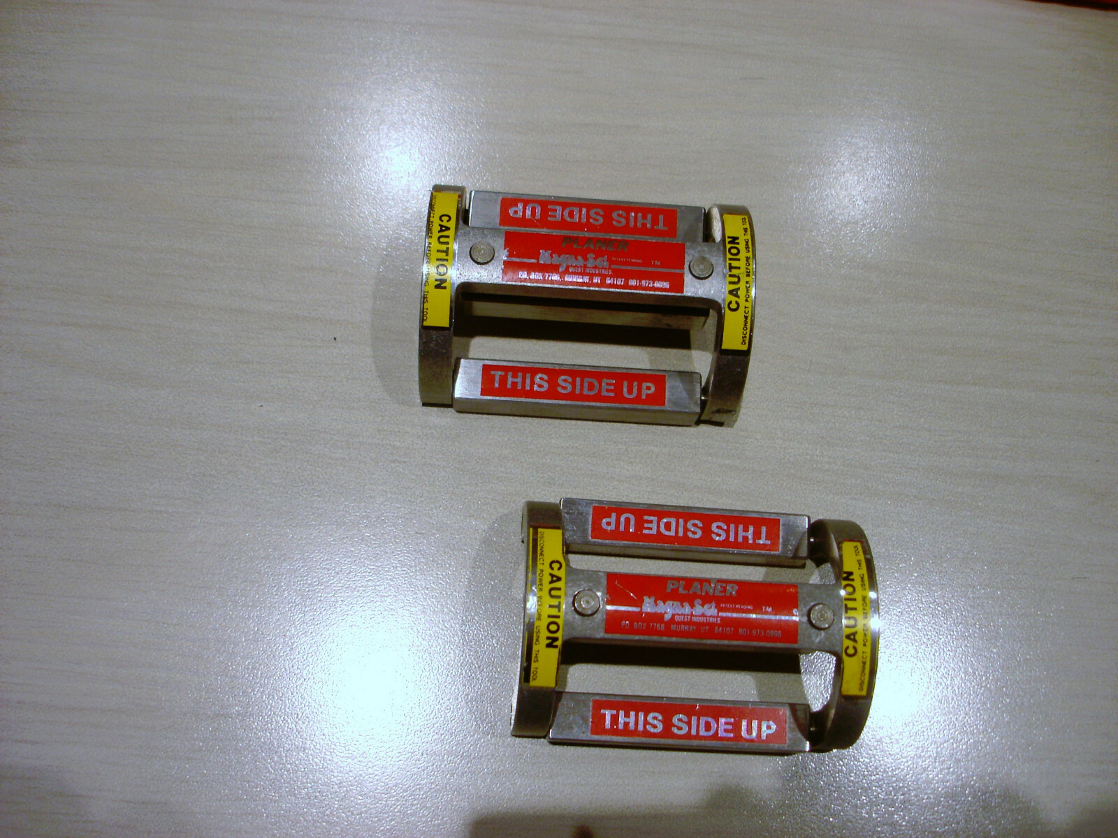 Vintage Magnetic Knife Blade Height Setting Jig Magna Tool Set - Planer ...