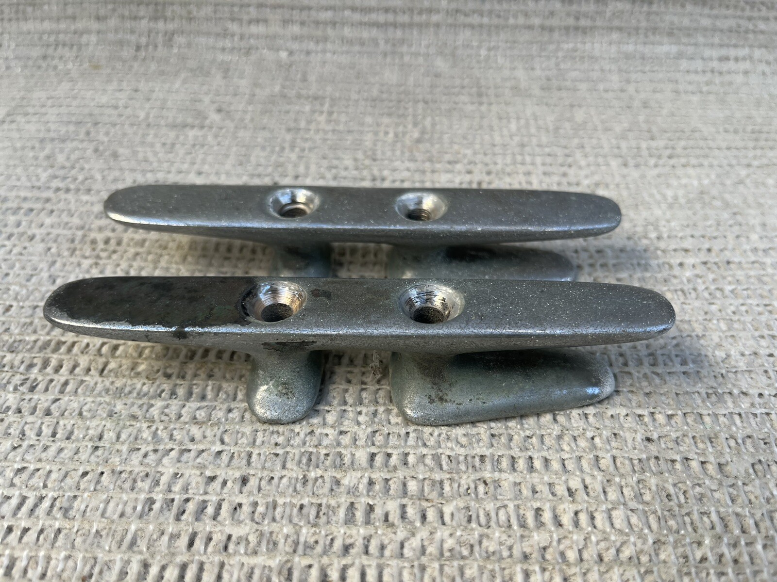 pair of unbranded chromed bronze jam cleats 5” long | eBay