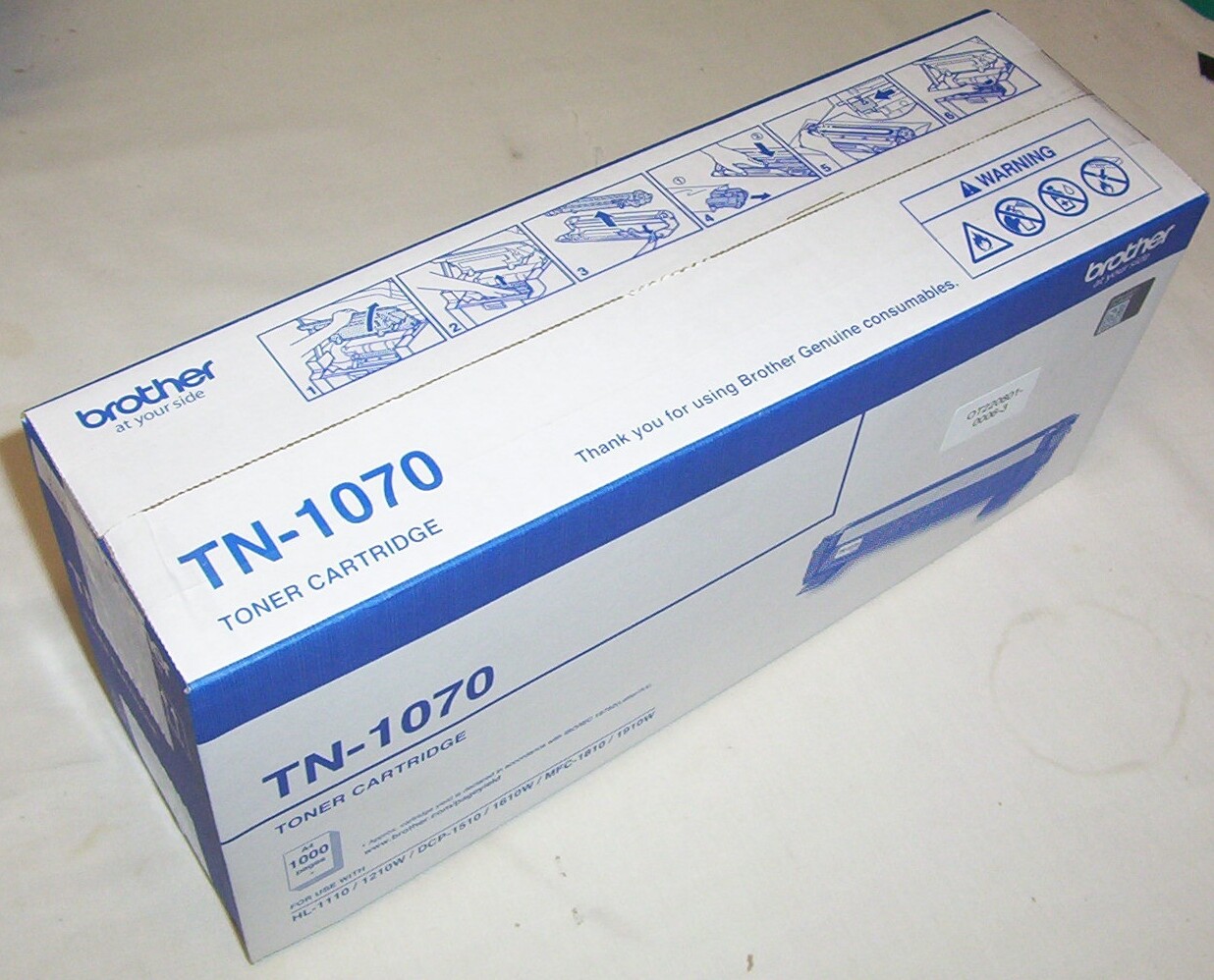 Brother TN-1070 Toner Cartridge - Black for sale online | eBay