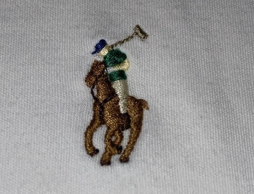 Polo Ralph Lauren Mens White Short Sleeve Polo Flesh Color Pony Sz 2XB ...