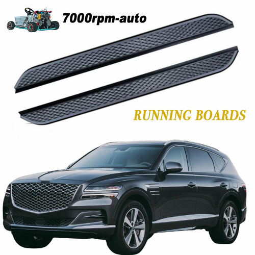 2PCS Running Boards Fits For Genesis GV80 JX1 2021-2024 Side Step Nerf ...