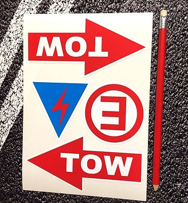 Race Car Electric Extinguisher Tow Arrows Stickers MSA of 4 Rally ...